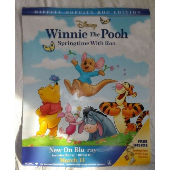 Disney | Wall Decor | Disney Movie Poster Winnie The Pooh Springtime ...